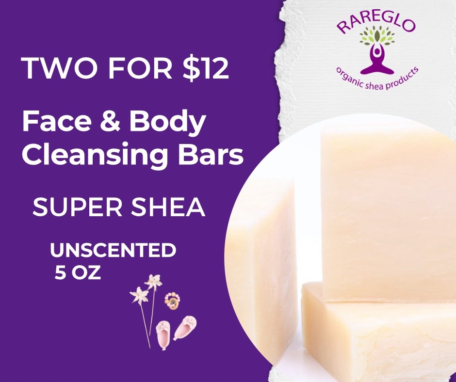 Baby GLO Face & Body Cleansing Bar Bundle – RareGlo Organic Shea Products